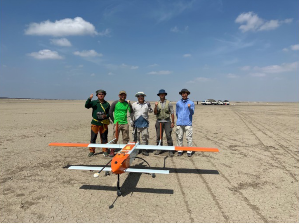 Conducting a wide-area aeromagnetic survey using a small fixed-wing ...